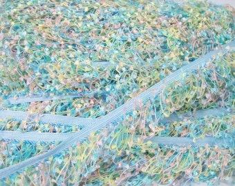 5 Yards Orange-pink Loop Trim Multicolored Tiny Tassel Trim | Etsy