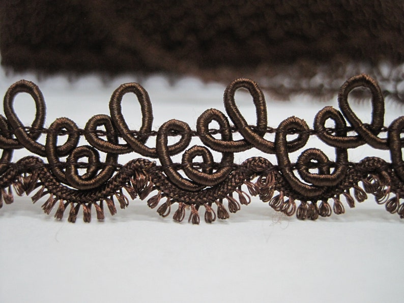 5 Yards 3/4 Braid Trim Dark Brown Braid Trim Gimp - Etsy