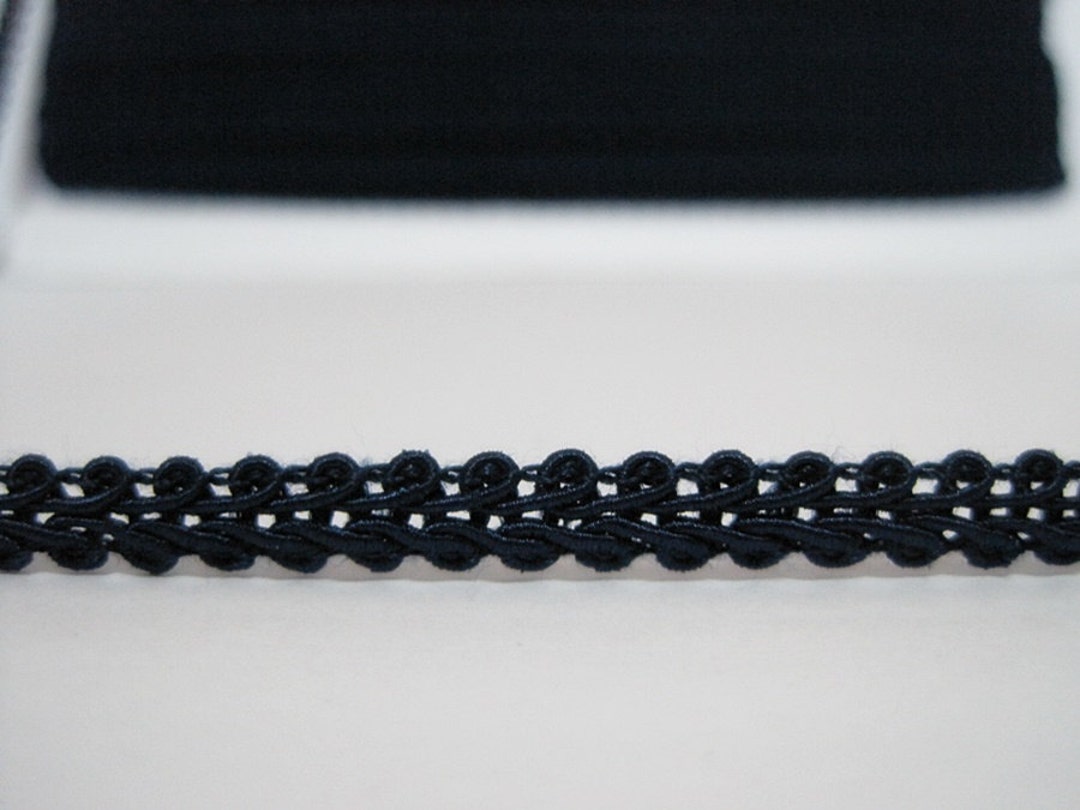 5 Yards 3/16" Navy Blue Gimp Braided Trim, Gimp Braid, Braided Cord ...