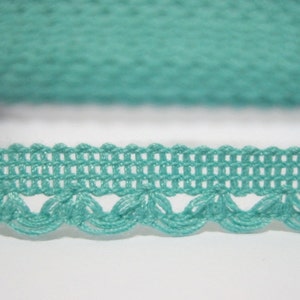 5 Yards Aqua Green Lace Trims Lacetrim Teal Lace Cotton - Etsy