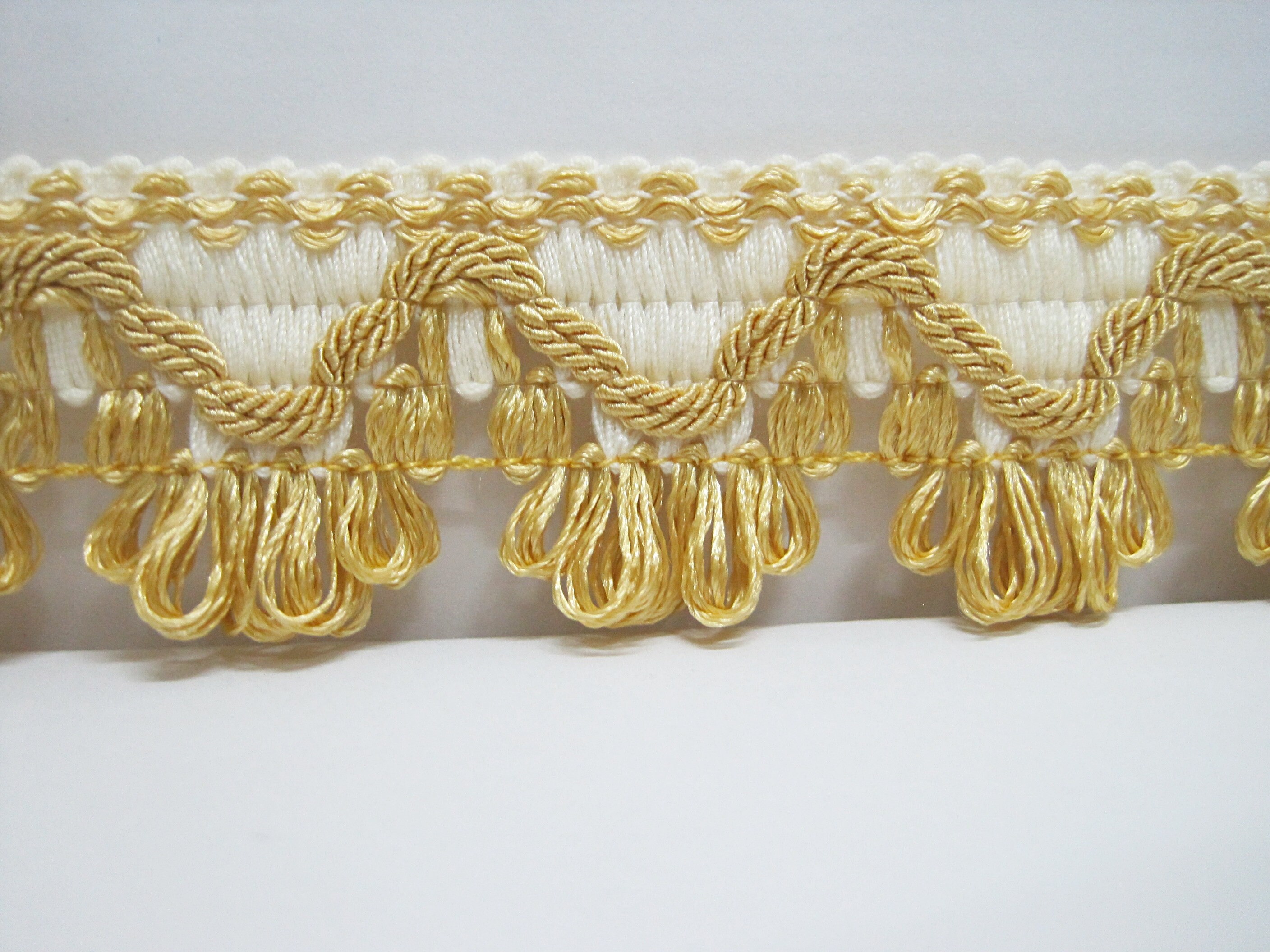 5 Yards Vintage Trim Gold Lace Upholstery Trim Drapery | Etsy