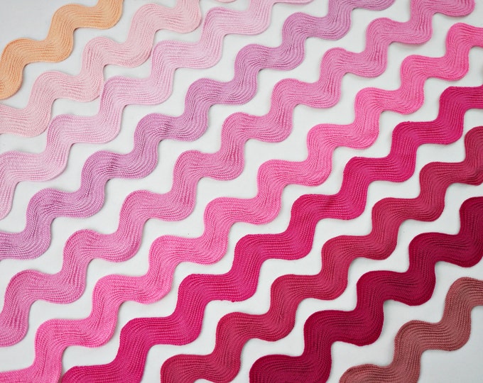 5 Yards Pink Loop Trim, Loop Trim, Braided Trim, Button Looping Trim ...