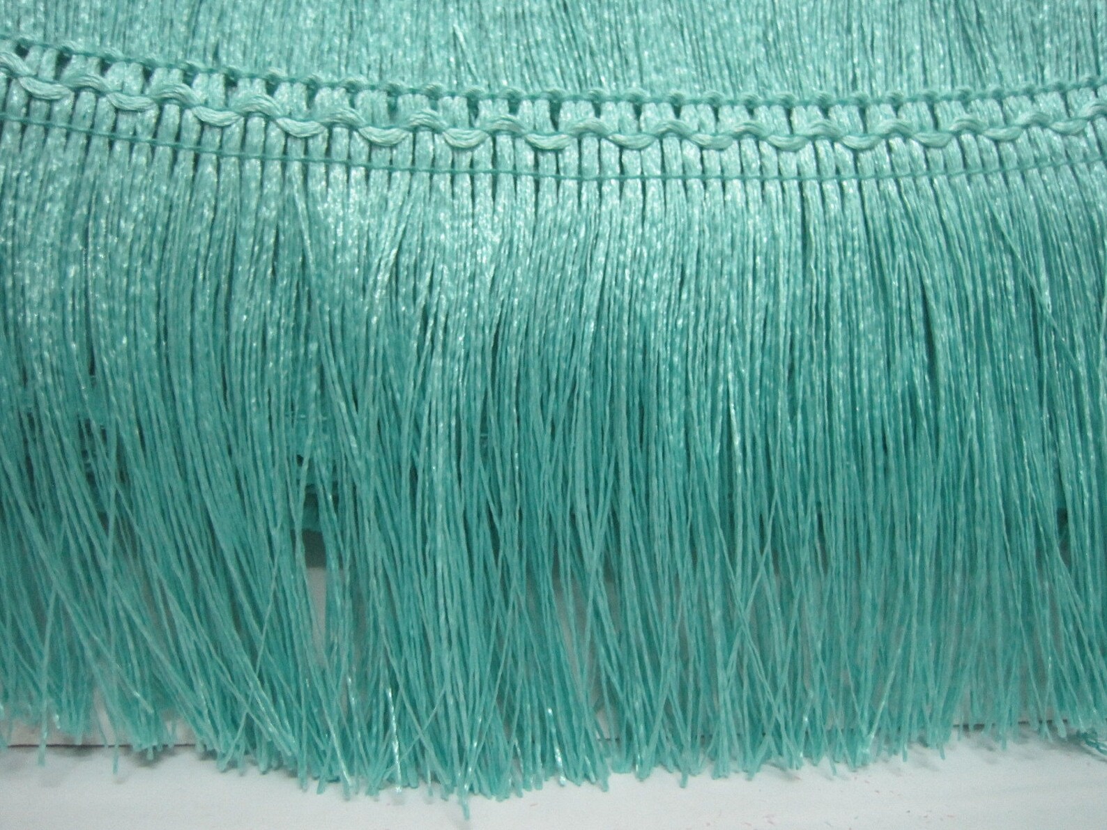 1 Yard 3 Aqua Green Chainette Fringe Green Trim Fringe - Etsy