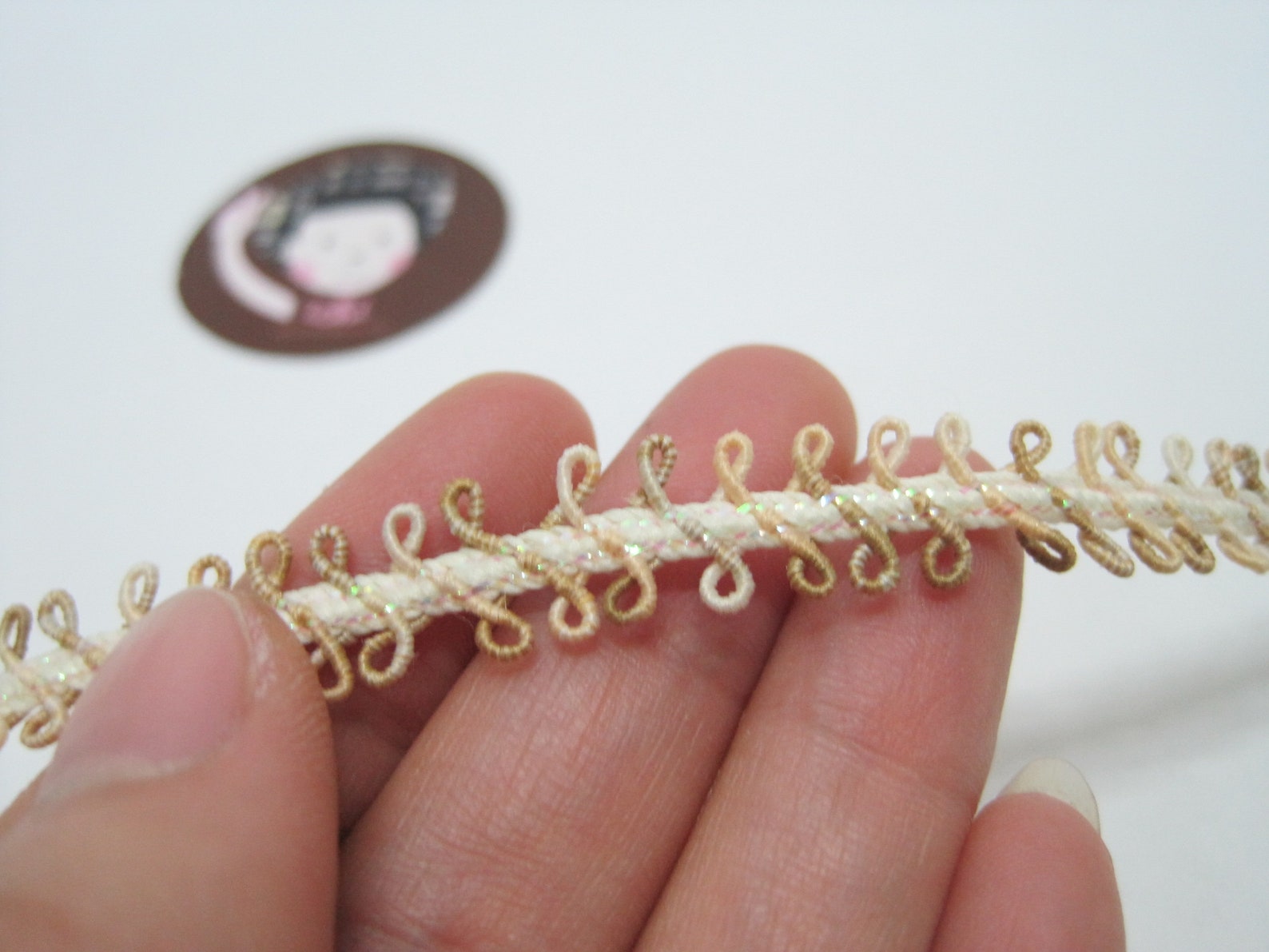 5 Yd 3/8 Sparkly Multicolored Picot Trim Picot Edge - Etsy