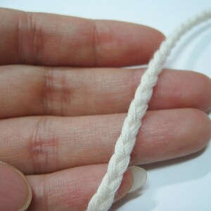 5 Yards 100% Cotton Braid, Natural Trim, Ivory Trim, Wholesale Trim ...