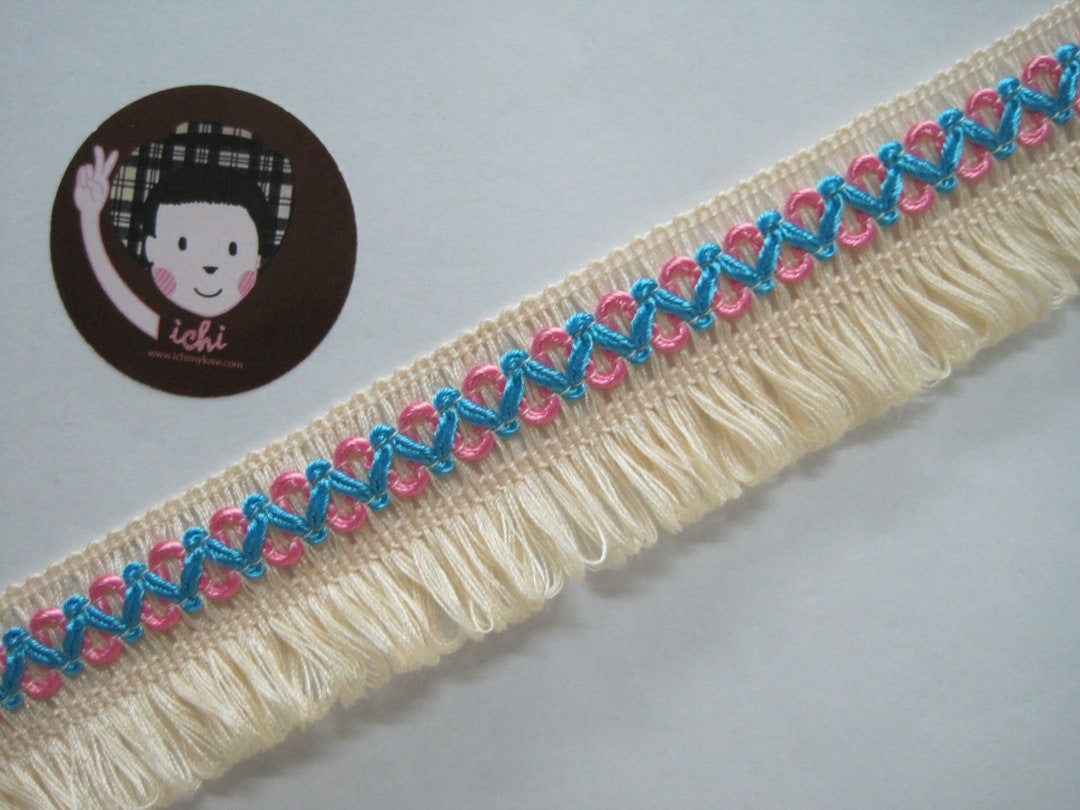 5 Yards Vanilla Tassel Loop Trim, Cream Trim, Tassel Trim, Wholesale ...