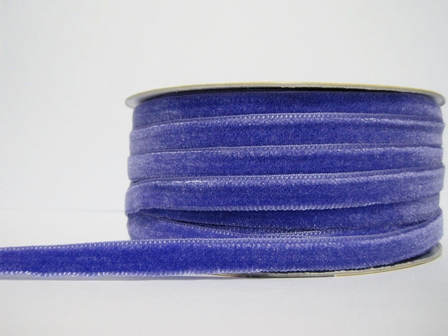 5 Yards 3/8 Lavender Velvet Ribbon Violet Velvet - Etsy