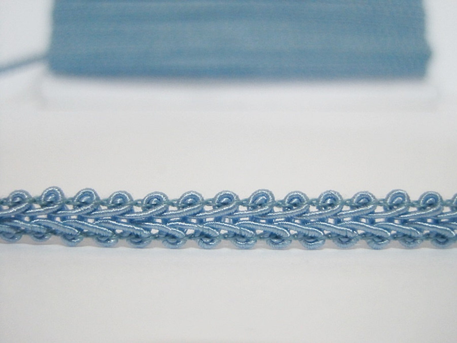 5 Yards 3/16 Sky Blue Gimp Braided Trim Gimp Braid - Etsy