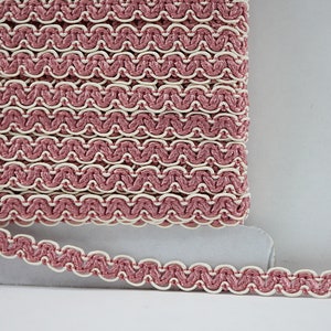 5 Yards Pink Rick Rack, Rick Rack Trim, Zig Zag Trim, Zig Zag, Ric Rac ...