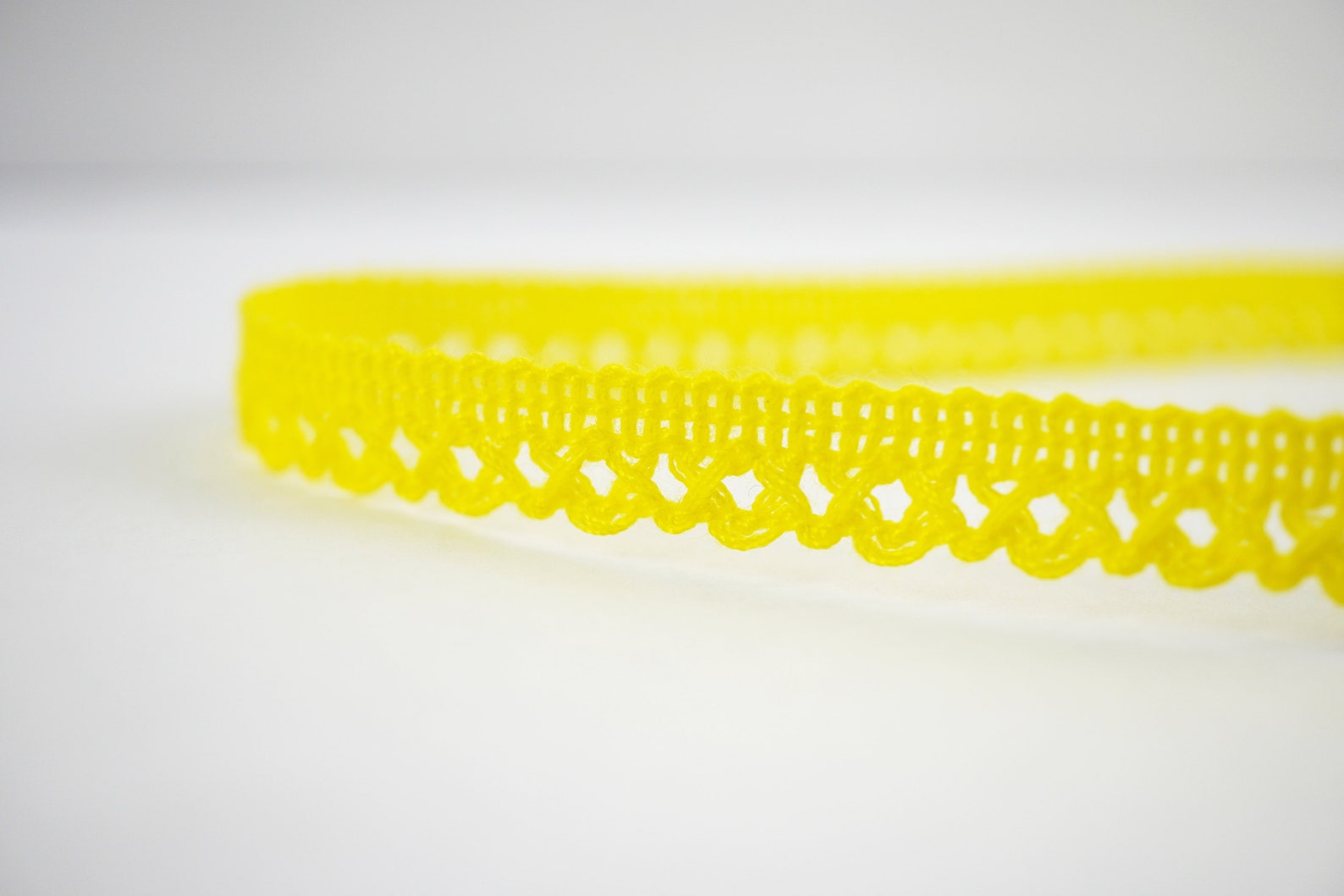 5 Yards Bright Yellow Lace Trim Lace Trim Lace Trim Ribbon | Etsy