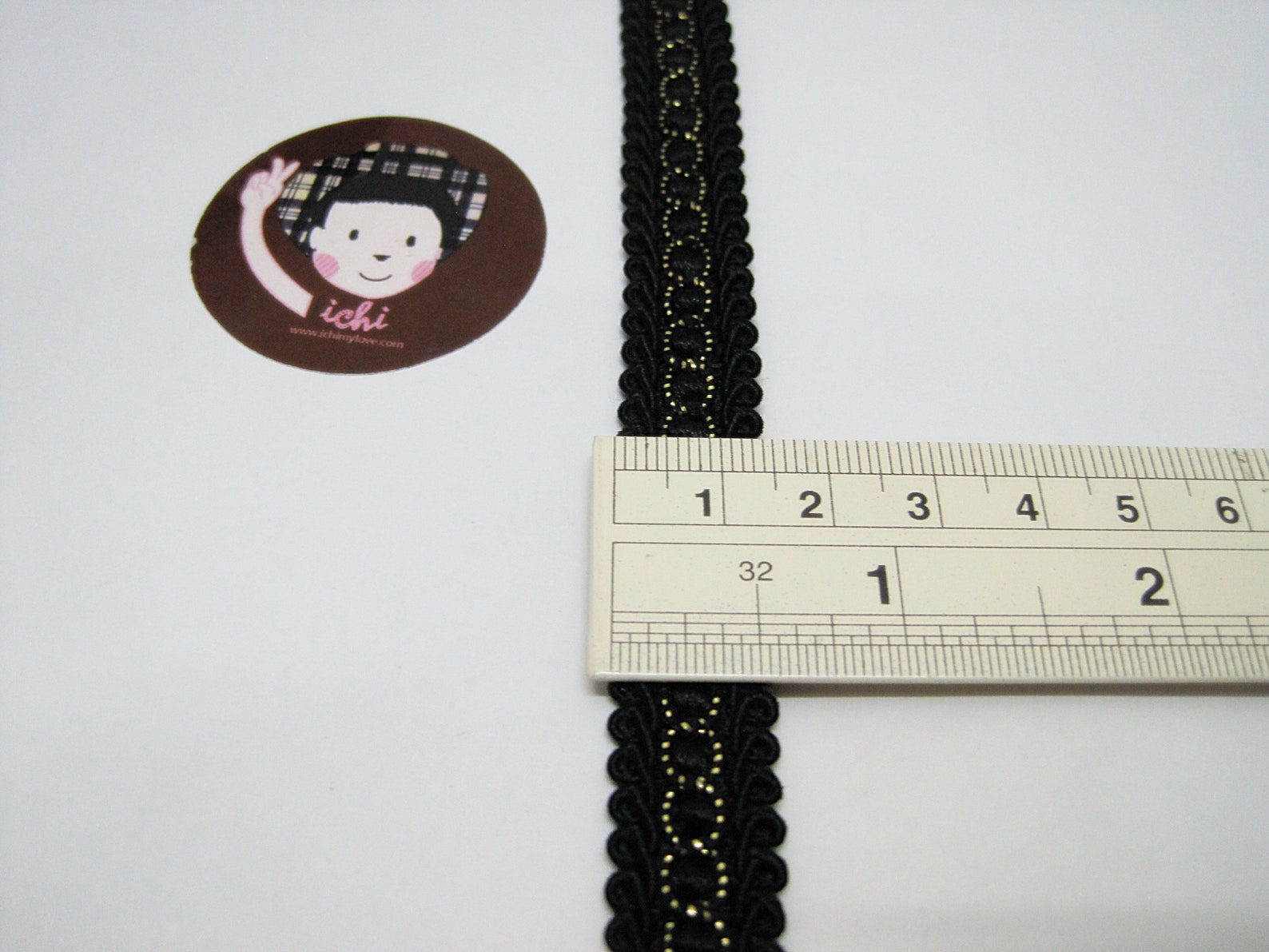 5 Yards 1/2" Black Gimp Braid Trim, Gimp Braid, Braided Gimp Trim ...