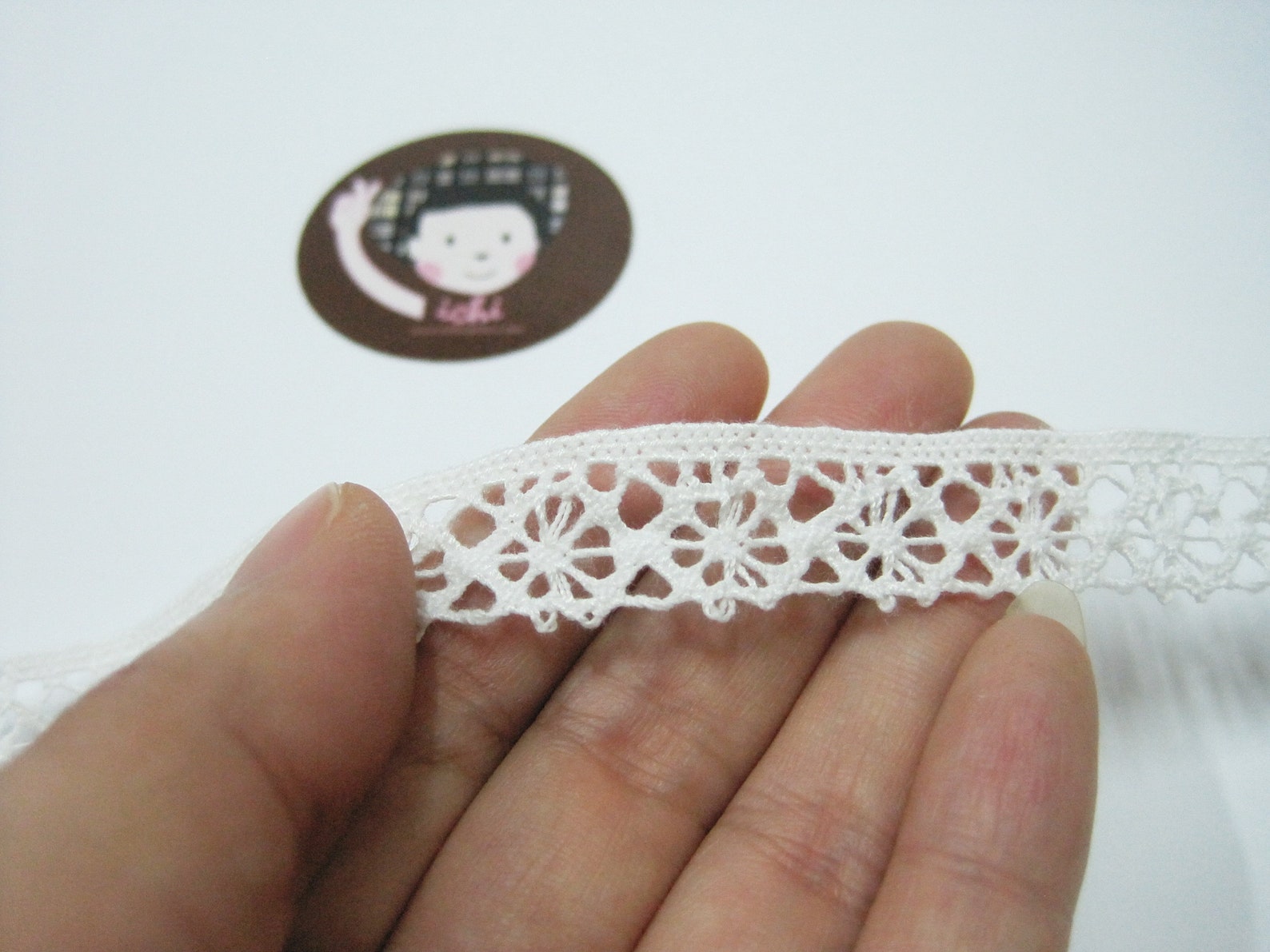 5 Yards 9/16 White Crochet Lace Trims Lace Trim - Etsy