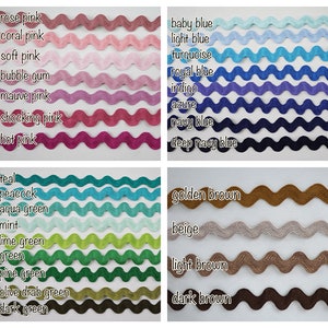 5 Yards 1/2" White Rick Rack Trim, White Ric Rac Trim, Rick Rack Lot ...