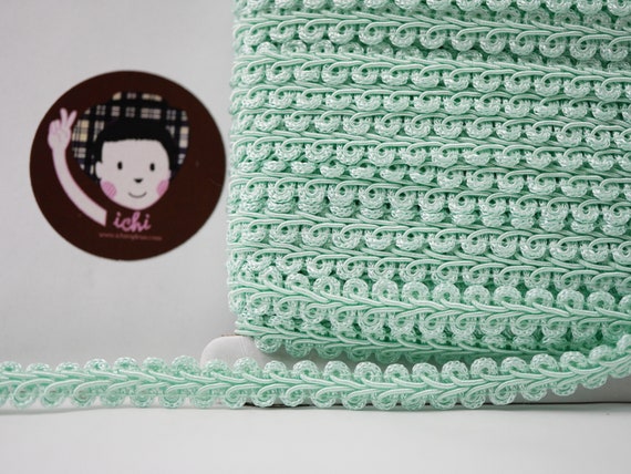5 Yards 3/8 Mint Gimp Braided Trim Gimp Braid Braided - Etsy