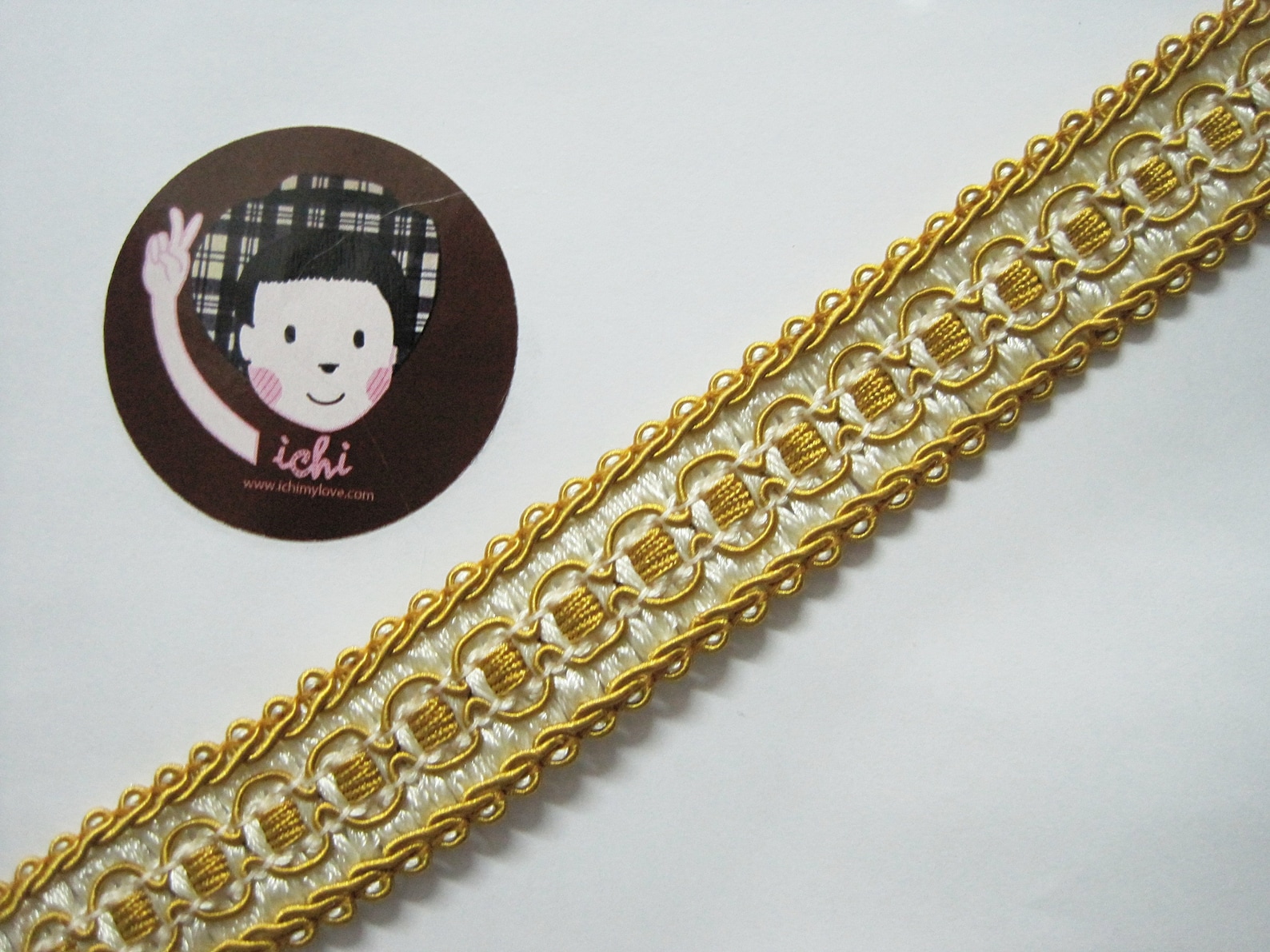 5 Yards 3/4 Braid Trim Classic Gold Braid Trim Gimp | Etsy