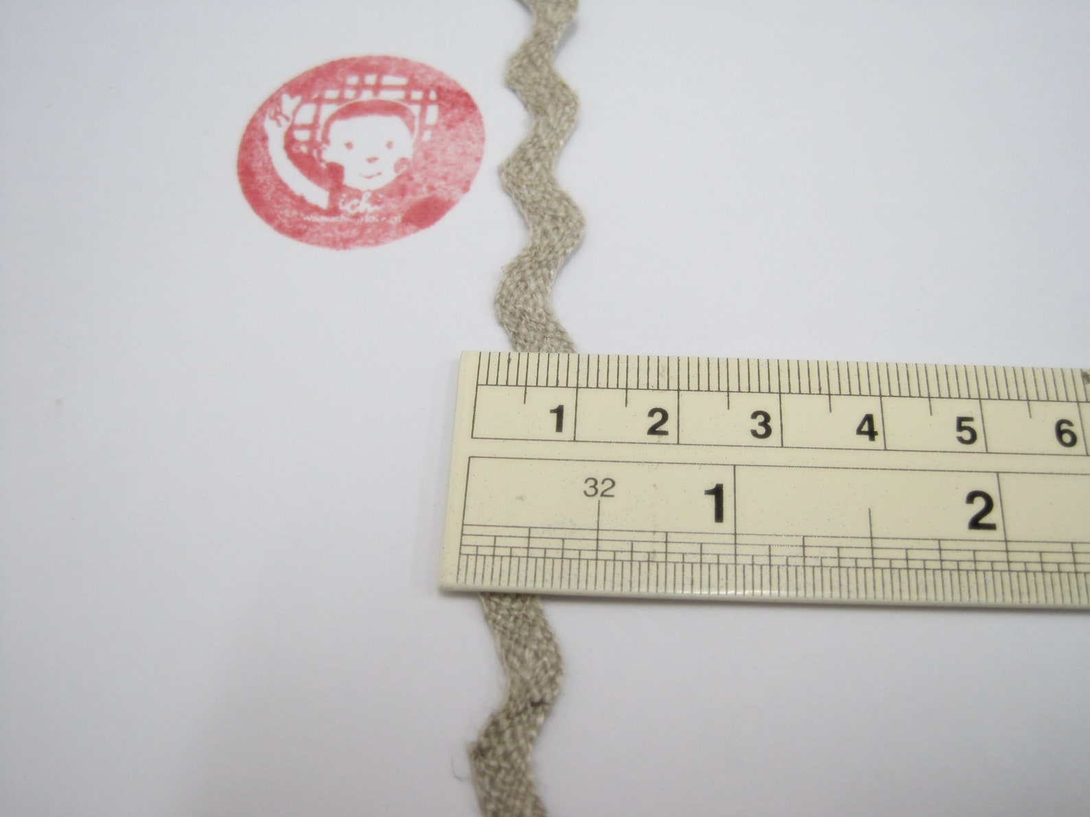 5 Yards 3/8" Linen Rick Rack, Linen Trim, Linen Ribbon, Linen Lace Trim ...