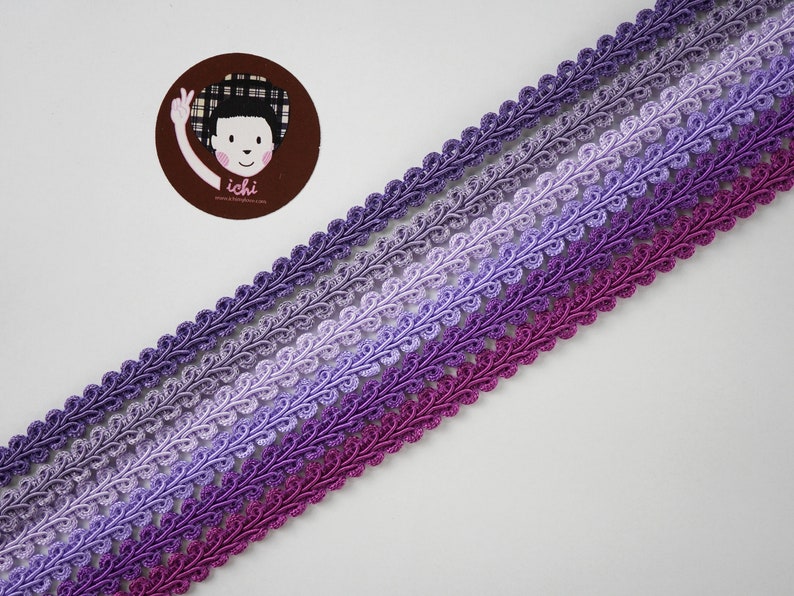 5 Yards 3/8 Plum Gimp Braided Trim Gimp Braid Braided - Etsy