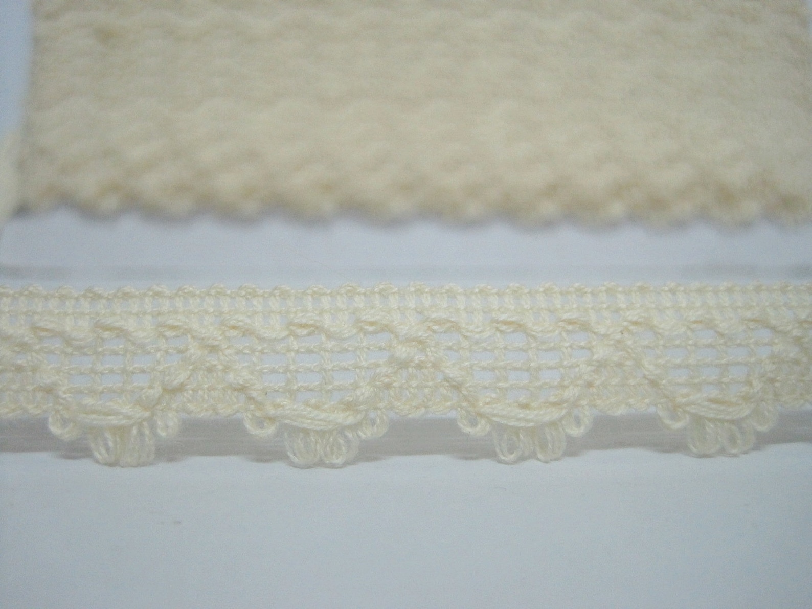5 Yards 100% Cotton Lace Trim Cotton Trims Unbleached Cotton | Etsy