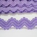 5 Yards Lavender Elastic Rick Rack Trim Elastic Trim Ric Rac - Etsy