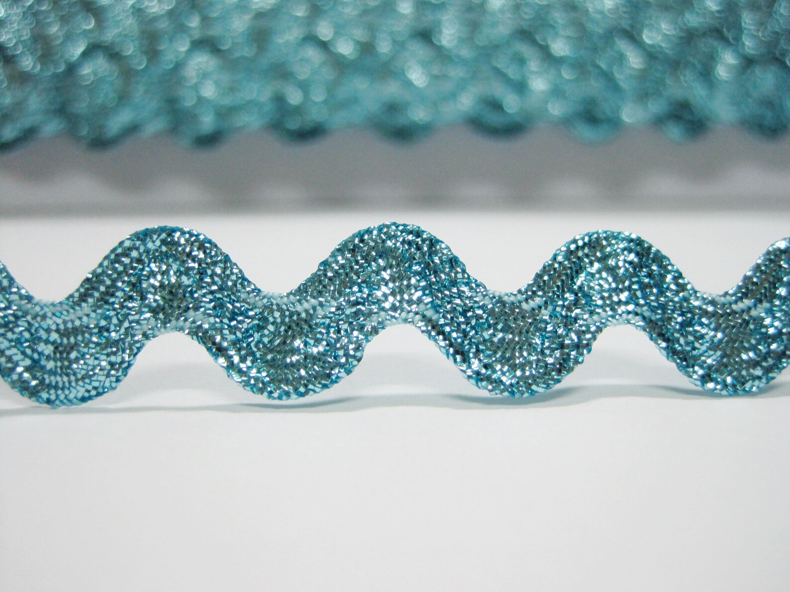 5 Yd 1/2 Light Blue Metallic Rick Rack Trim Blue Trim - Etsy