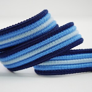 5 Yards 3/4" Flat Knit Rib Tape, Striped Rib Knit, Flat Knit Tape ...