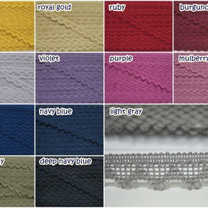 5 Yards 5/8" Azure Lace Trim, Lace Trim, Lace Trim Ribbon, Wholesale ...