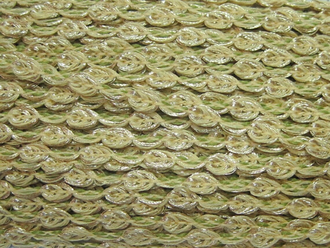 5 Yards Gold Flower Braided Gold Ribbon Wholesale Ribbon - Etsy