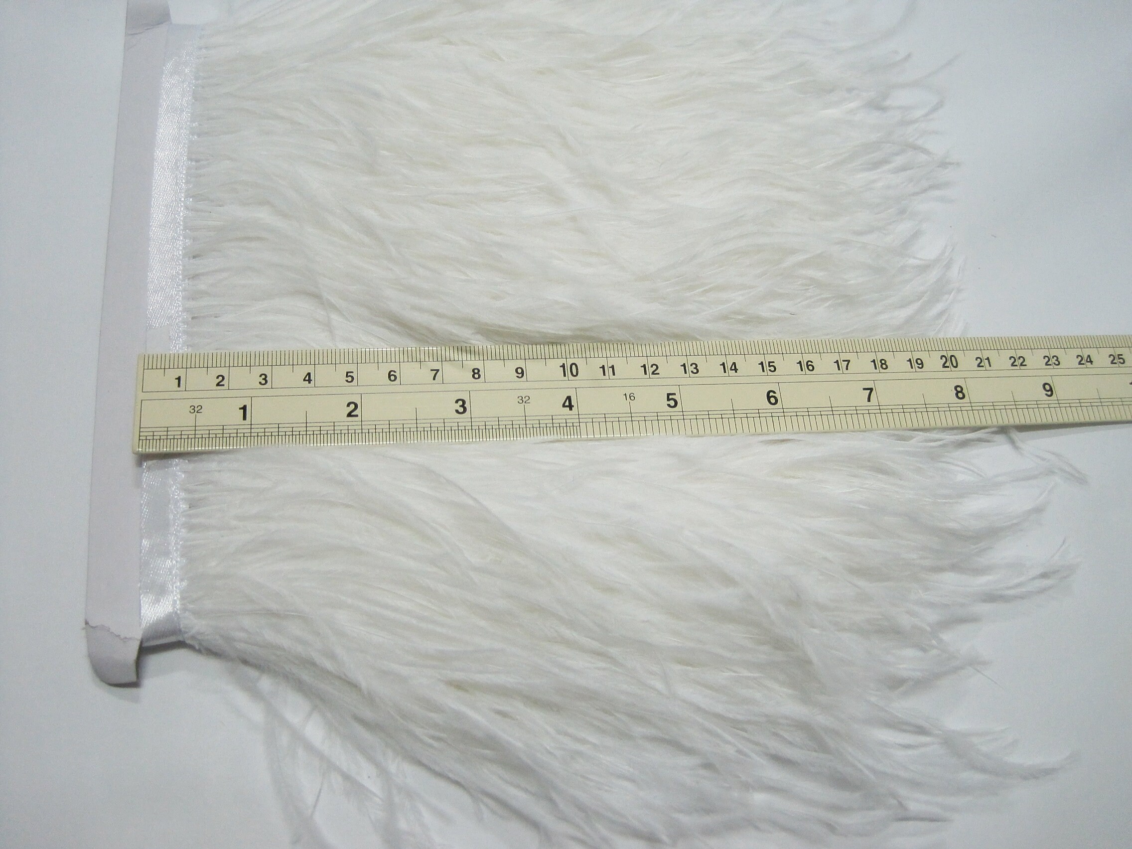 1 Yard Ostrich Trim Off-white Fringe Ostrich Feather | Etsy