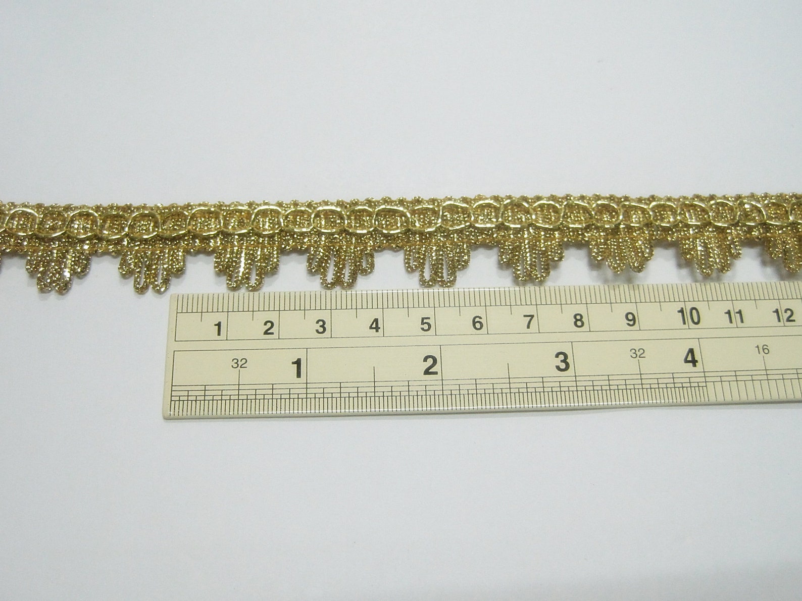 5 Yards 7/8 Light Gold Metallic Lace Gold Lace Gold - Etsy