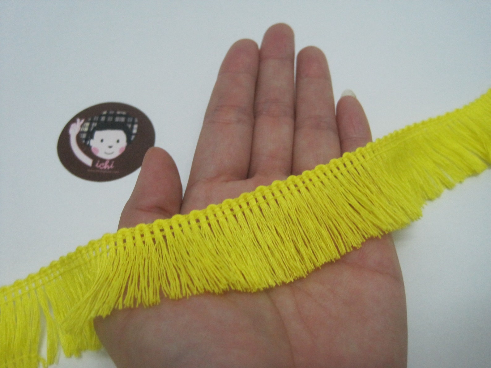 5 Yards Bright Yellow Cotton Tassel Trim Yellow Tassel - Etsy