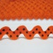 5 Yards Orange Polka Dot Rick Rack Trim, Ric Rac, Rick Rack, Wholesale ...