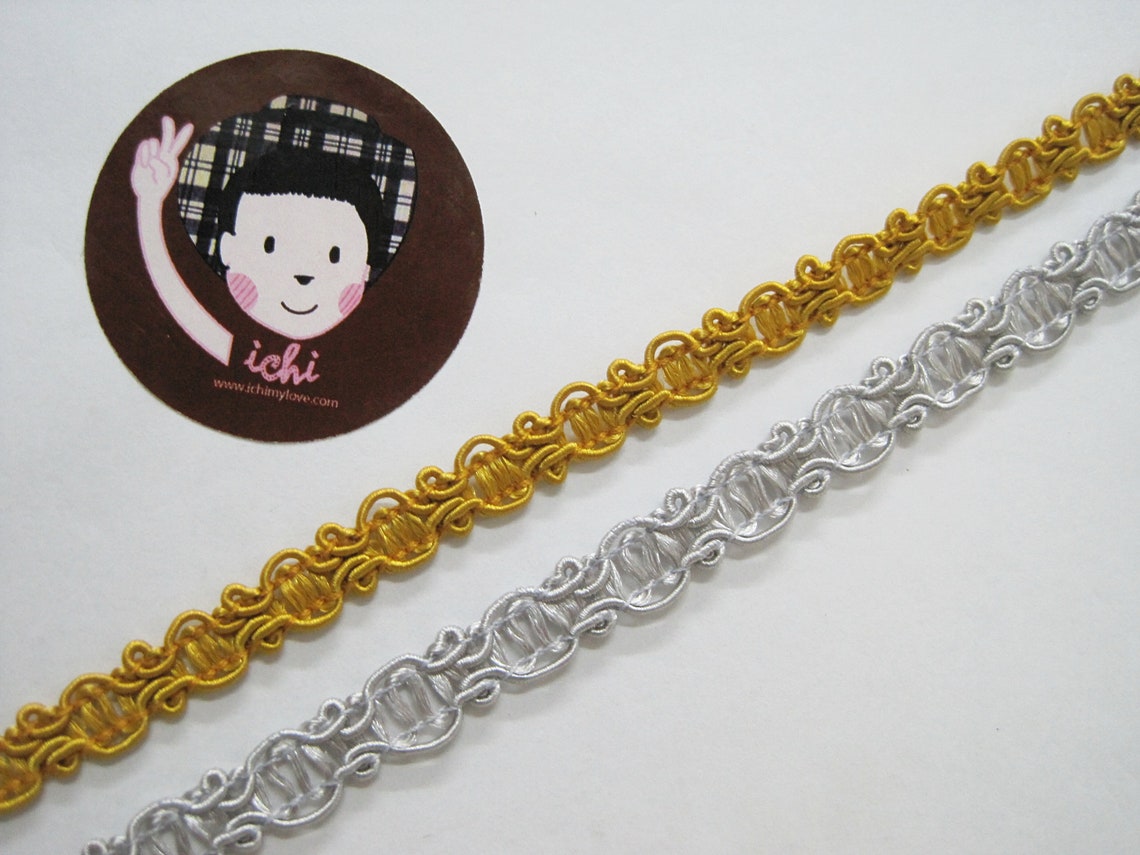 5 Yards 5/16 Classic Gold Braided Trim Gimp Braid | Etsy