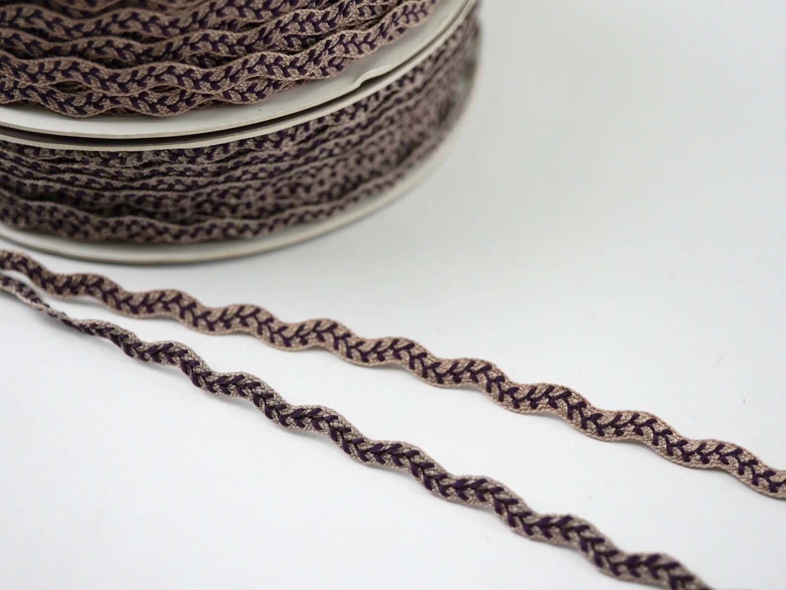5 Yards Purple Embroidered Rick Rack Tiny Rick Rack Mini - Etsy