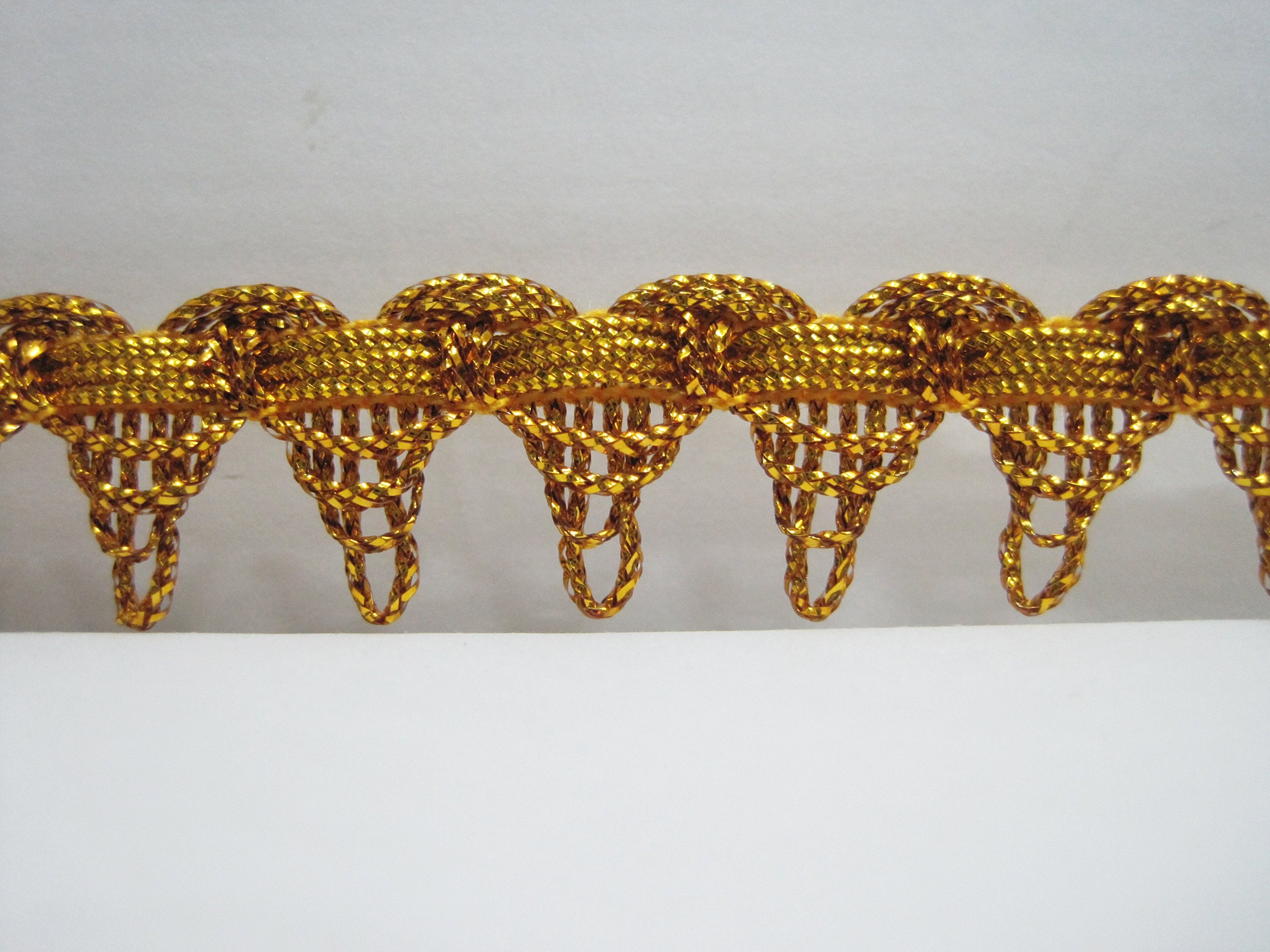 5 Yards 5/8 Dark Gold Metallic Braided Trim Gimp Braid | Etsy