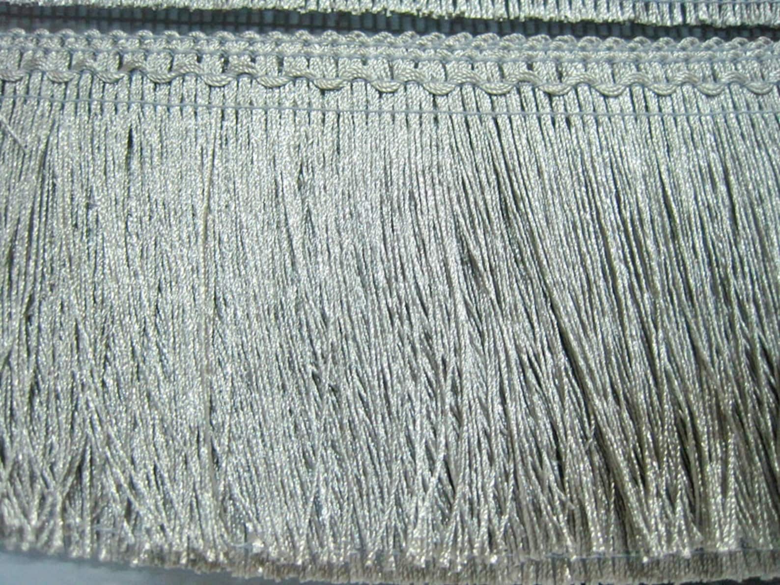 1 Yard 3 Silver Chainette Fringe Silver Trim Fringe | Etsy