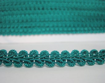 5 Yards 3/8 Green Gimp Braided Trim Gimp Braid Braided | Etsy