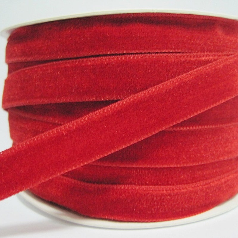 Red Velvet Ribbon - Etsy