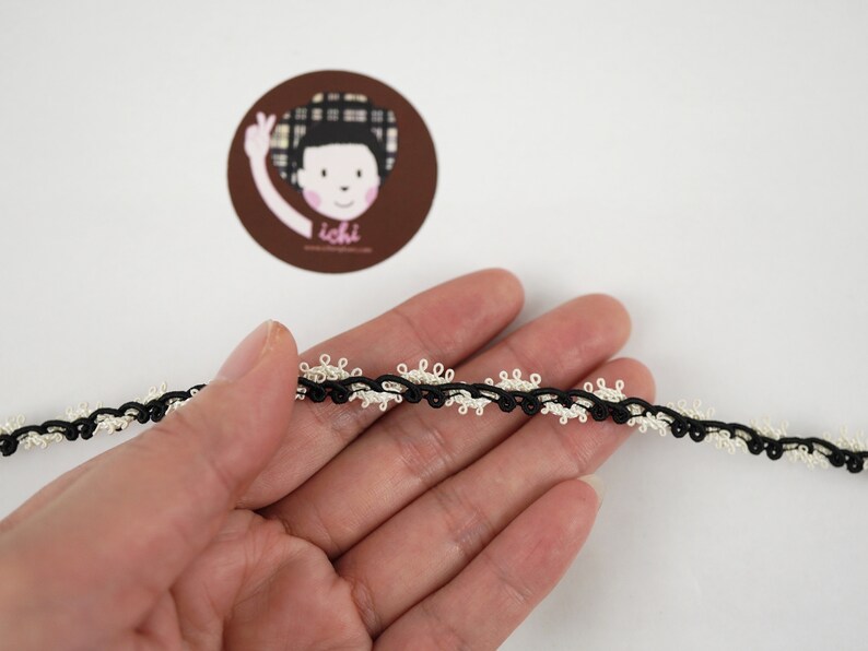 5 Yards Black Picot Braid Picot Trim Picot Braid Rococo - Etsy