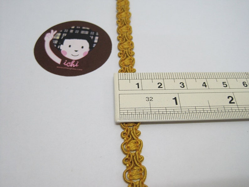 5 Yards 5/16 Classic Gold Braided Trim Gimp Braid - Etsy
