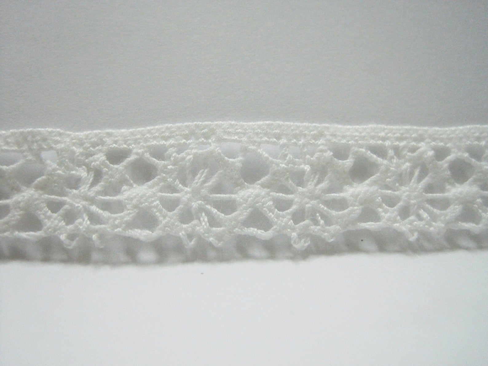 5 Yards 9/16 White Crochet Lace Trims Lace Trim - Etsy