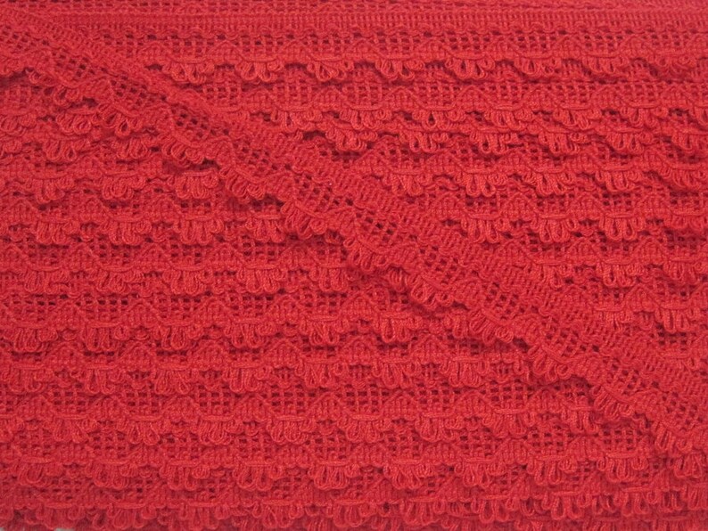 5 Yards 5/8 Red Lace Trim Lace Trim Lace Trim Ribbon - Etsy