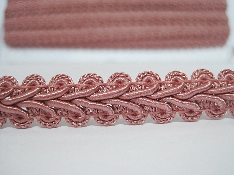 5 Yards 1/2 Rose Pink Gimp Braided Trim Gimp Braid - Etsy