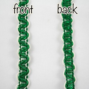 5 Yards Pine Green Rick Rack, Rick Rack Trim, Zig Zag Trim, Zig Zag ...