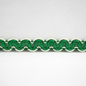 5 Yards Pine Green Rick Rack, Rick Rack Trim, Zig Zag Trim, Zig Zag ...