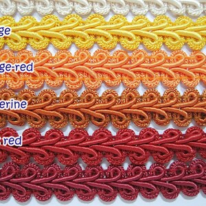 5 Yards 1/2" Navy Blue Gimp Braided Trim, Gimp Braid, Braided Cord ...