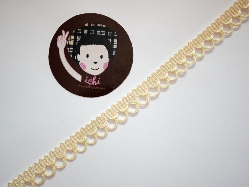 5 Yards Vanilla Loop Trim, Cream Loop Trim, Wholesale Trim, Looped Trim ...
