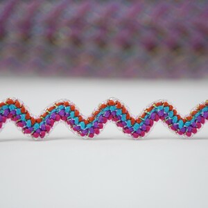 5 Yards 1/2" Multicolored Sparkly Rick Rack - Etsy