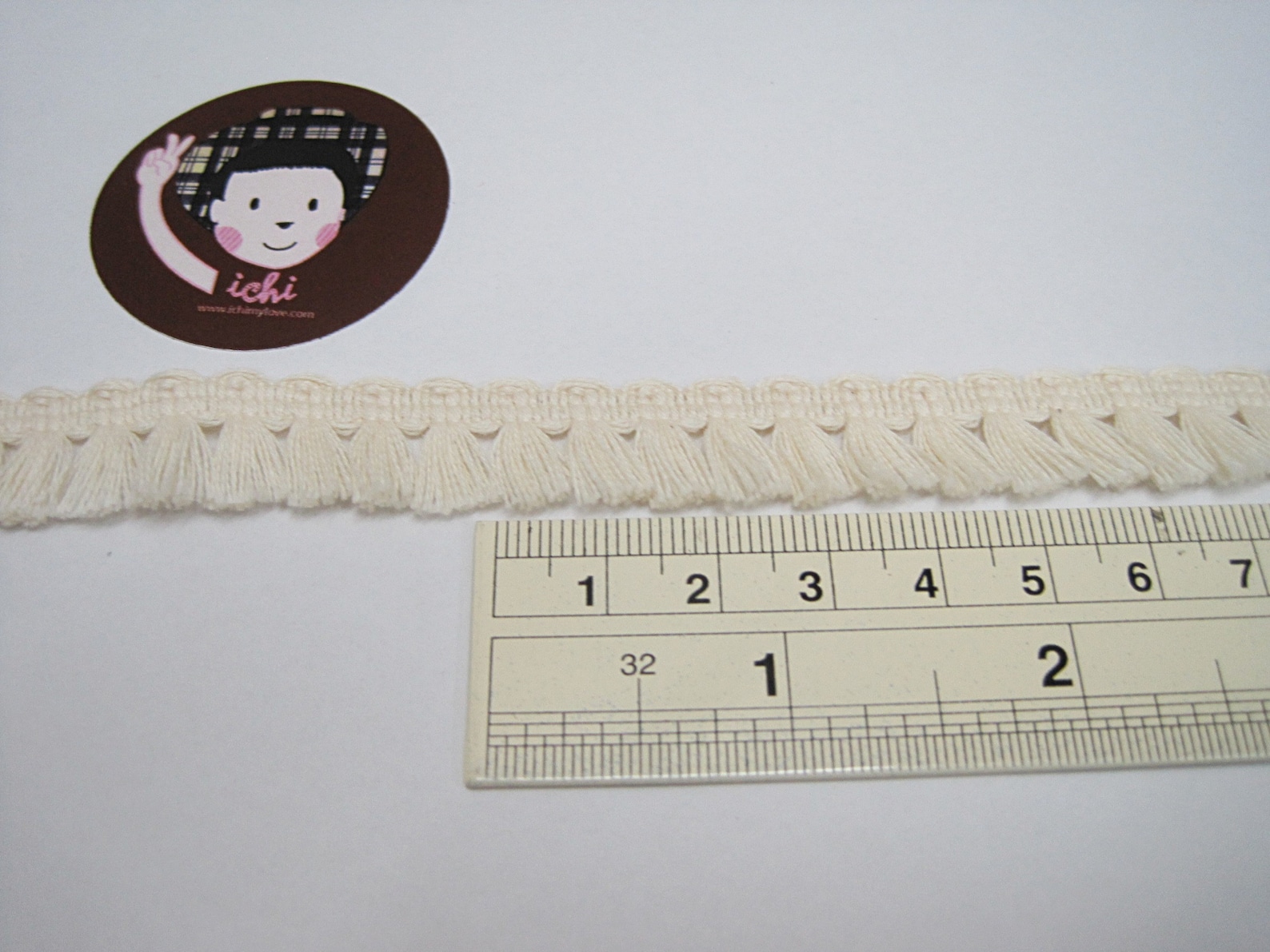 5 Yards 100% Cotton Tassel Trim, Natural Trim, Ivory Trim, Wholesale ...