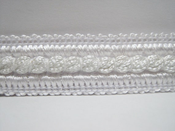 5 Yards White Braided Trim Gimp Braid Braided Cord Gimp | Etsy