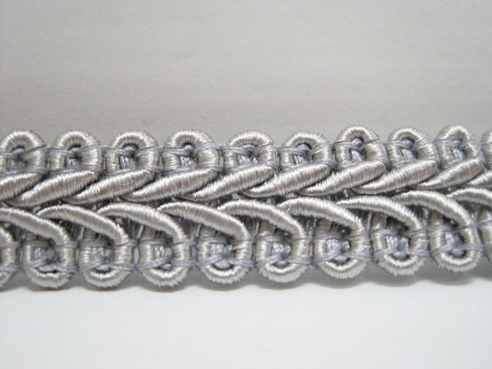 5 Yards 9/16 Silver Gimp Braided Trim Gimp Braid | Etsy